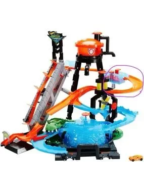 Hot Wheels | Toys | Hot Wheels Ultimate Gator Car Wash Dunk Tank Track ...